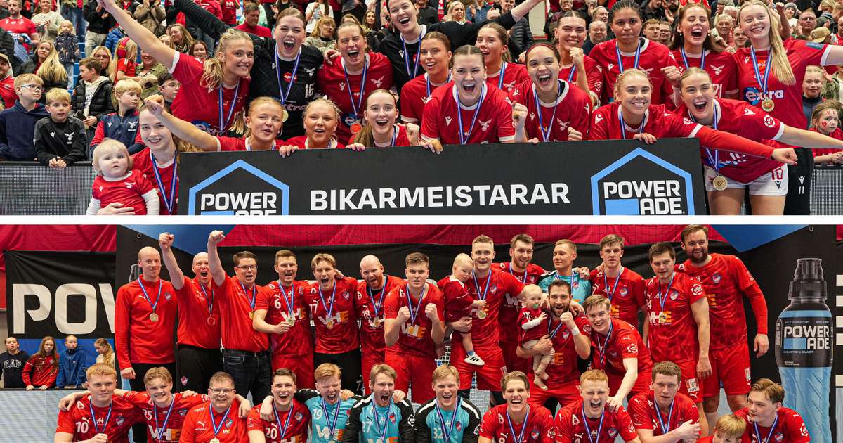 Valur og Haukar bikarmeistarar í handbolta - RÚV.is