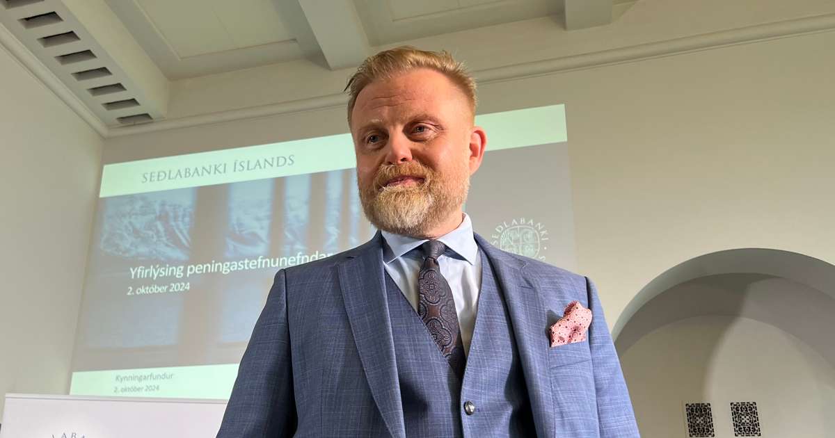 Seðlabankastjóri: Vaxtalækkunarferlinu lokið ef verðbólga tekur sig upp ...