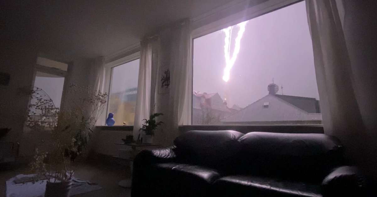 Lightning struck Hallgrímskirkja church - RÚV.is