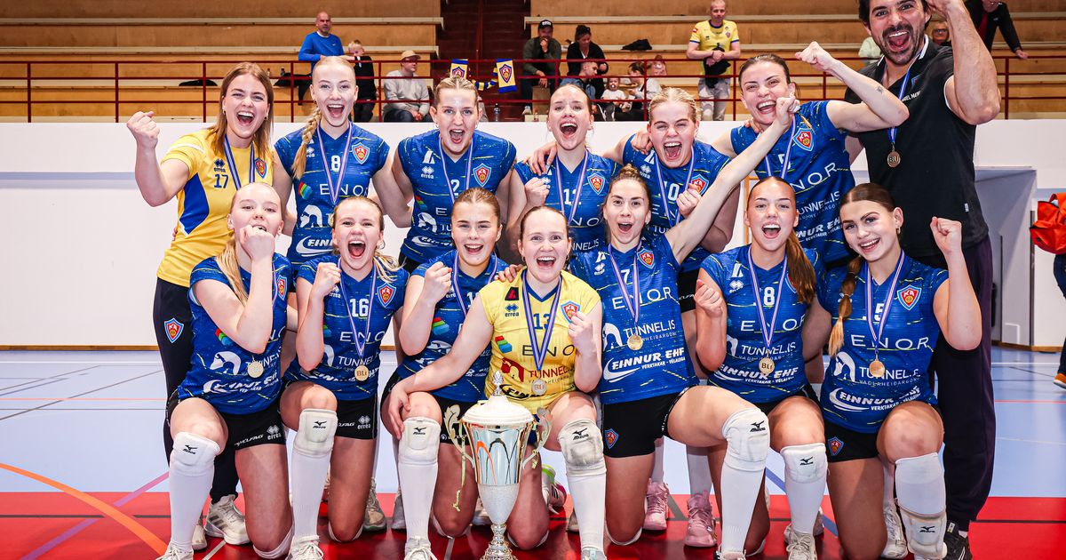 KA er Íslandsmeistari í blaki þriðja árið í röð - RÚV.is