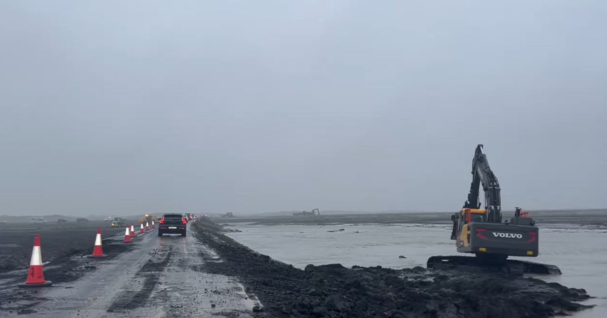 Route No. 1 repaired and passable - RÚV.is