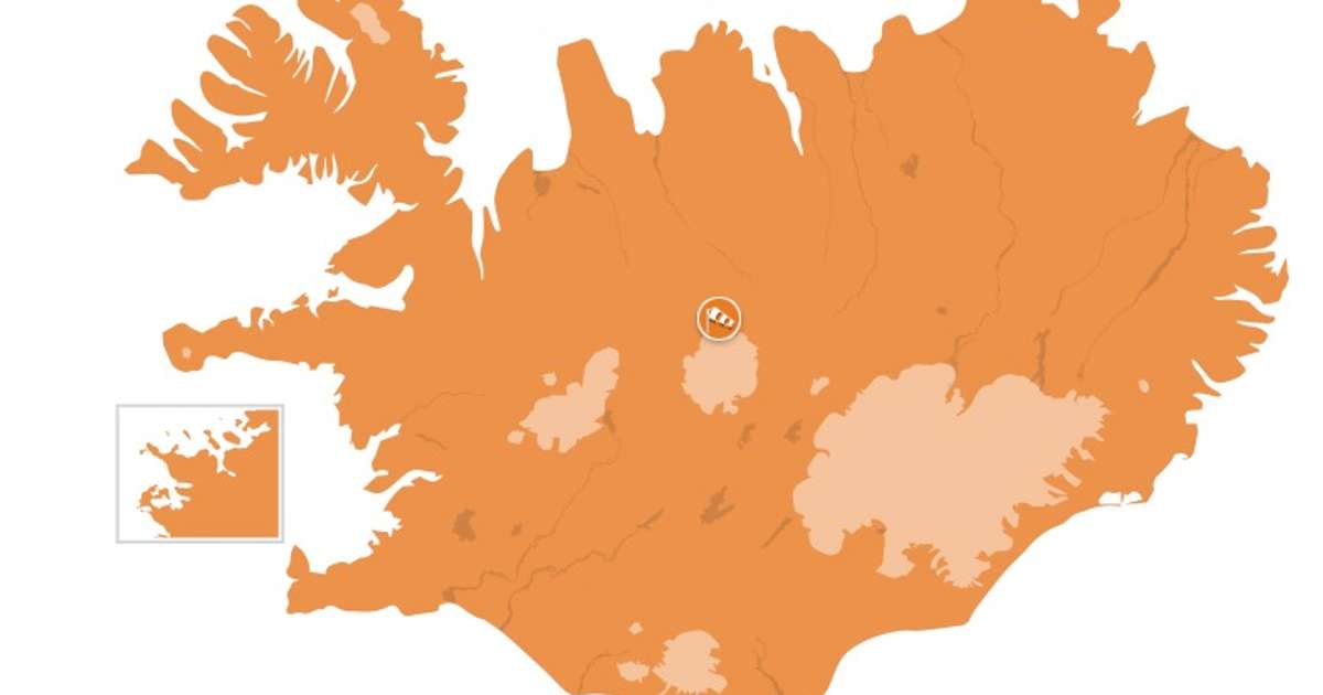 Orange warnings for entire country - RÚV.is