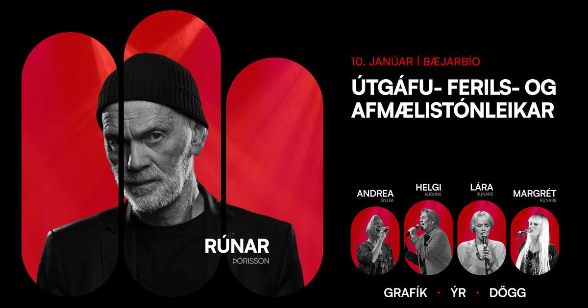 Rúnar Þórisson: anniversaries, album, & concert - RÚV.is