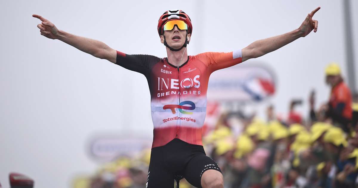 Arensman kom fyrstur í mark í krefjandi leið á Tour de France - RÚV.is