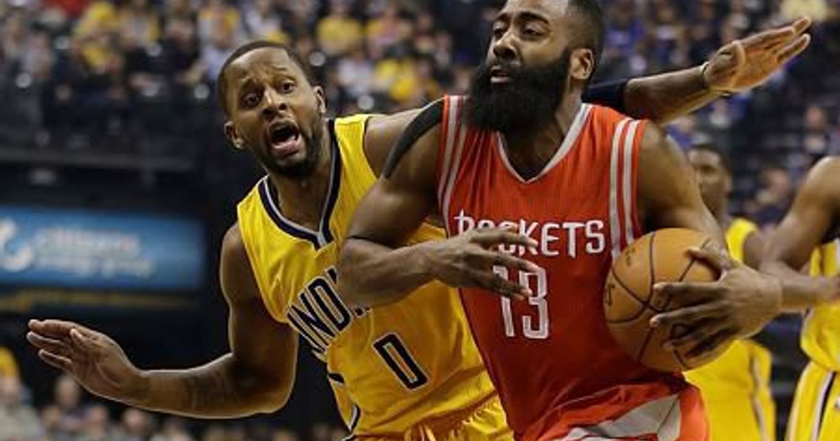 Harden í stuði gegn Indiana - RÚV.is