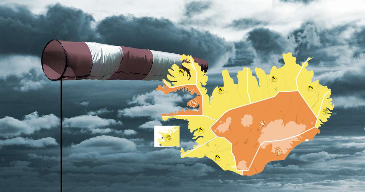 Storm hits Iceland - RÚV.is