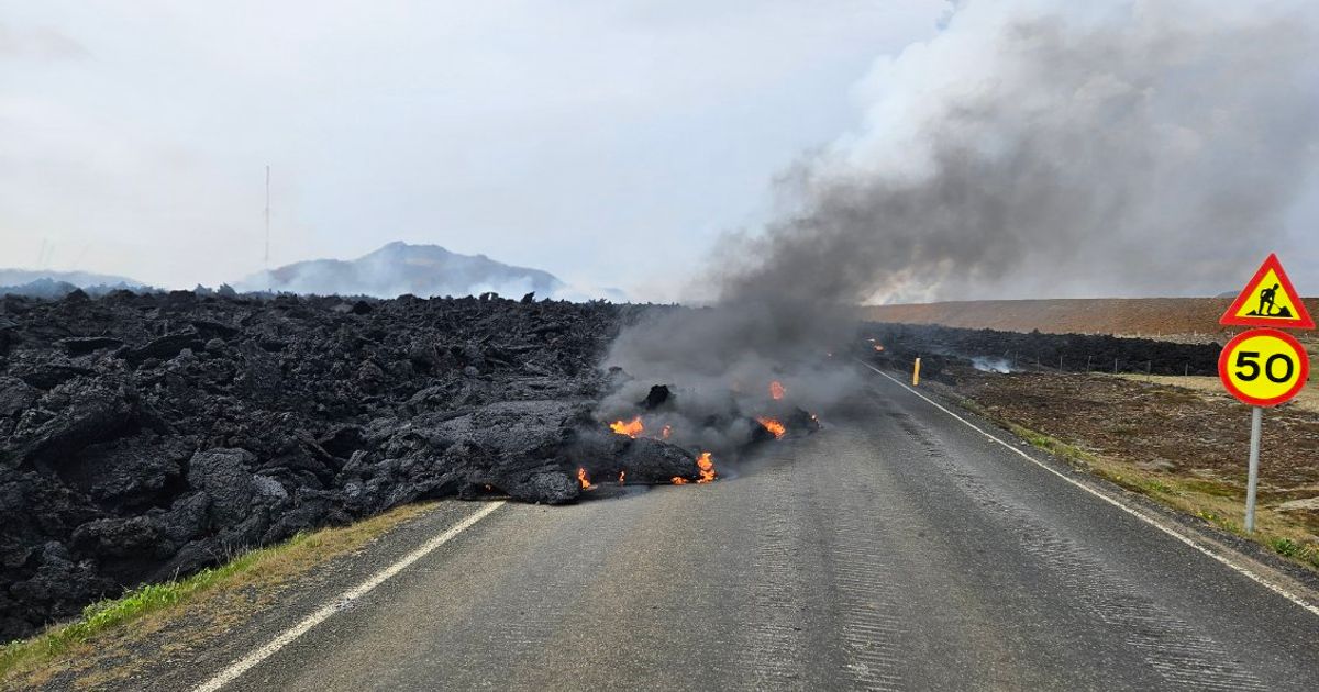Eruption on Reykjanes Peninsula - RÚV.is