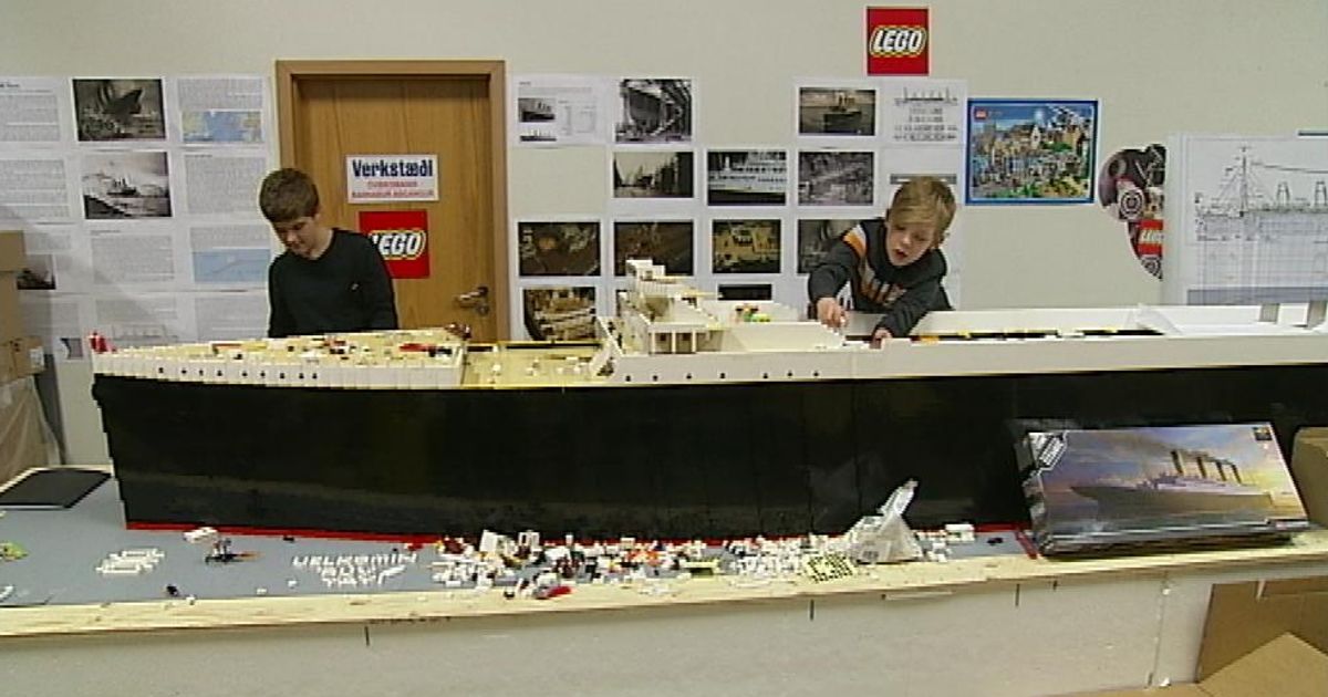 Kubbar risavaxið Titanic úr Lego - RÚV.is