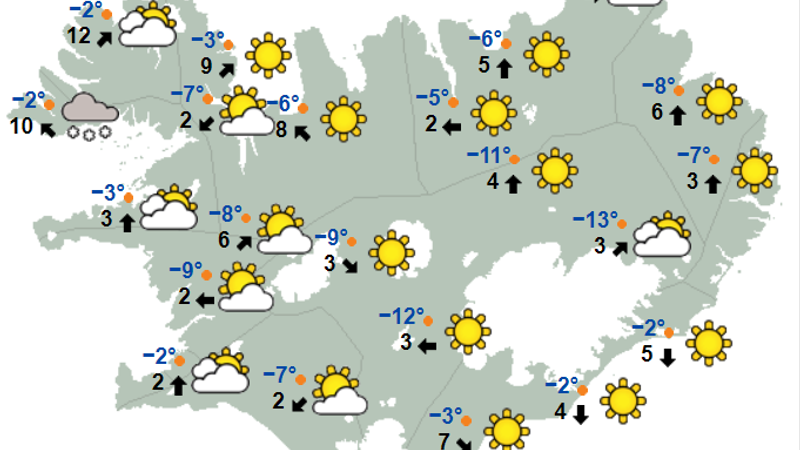 Kalt und hell, aber eine Depression naht über dem Land - SaltyLava ...