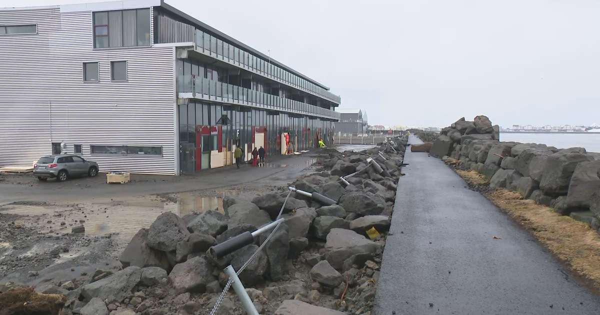 Stórtjón þegar flæddi inn í atvinnuhúsnæði á Fiskislóð - RÚV.is