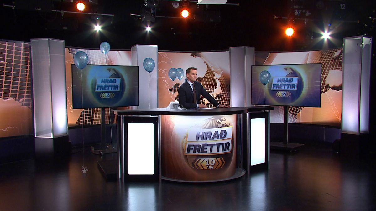 Hraðfréttir 10 ára - Spilari RÚV